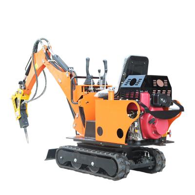 Cina Cingolo domestico Mini Digger Retractable 0,8 piccoli escavatori dell'azienda agricola compatta idraulica in vendita