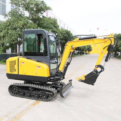 Cina Micro idraulico pieno più piccolo Mini Excavator Crawler Mounted 2 Ton Small Digger in vendita