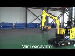 Small Excavation Equipment 1000kg Mini Hydraulic Excavator Earth Moving Machinery