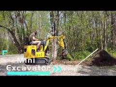 0.8t cingolo Elevatore-accessibile Mini Excavator For Construction