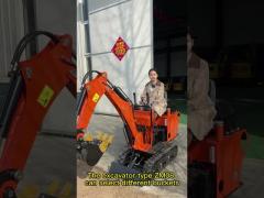 Pista telescopica Mini Crawler Excavator 850kg Mini Excavation Equipment