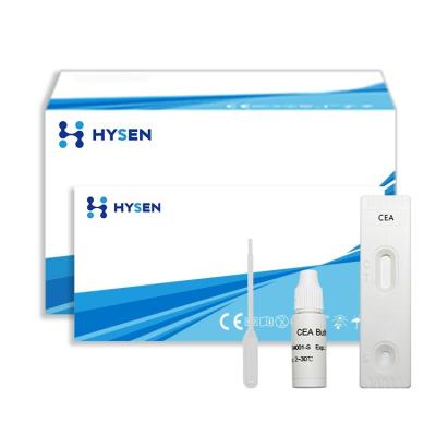 China Hoge nauwkeurigheid CEA Rapid Test Cassette voor bloedserum plasma detectie en monitoring Te koop