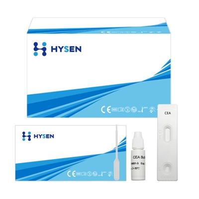 China Hoge nauwkeurigheid CEA Rapid Test Cassette voor bloedserum plasma detectie en monitoring Te koop