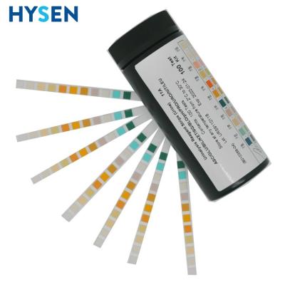 China Urineteststrook voor LEU NIT URO PRO PH BLO SG KET BIL GLU ASC Blauw Verpakkingskleur Te koop