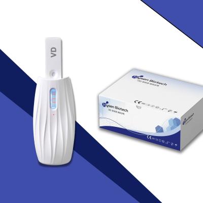 China Fast and Accurate Plastic One Step Vitamin D Fluorescence Immunochromatography Rapid Test Kit for sale