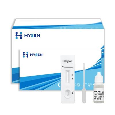 China Kit de teste rápido de anticorpos H.pylori conveniente Faixa de cassete para nenhum Padrão de segurança à venda