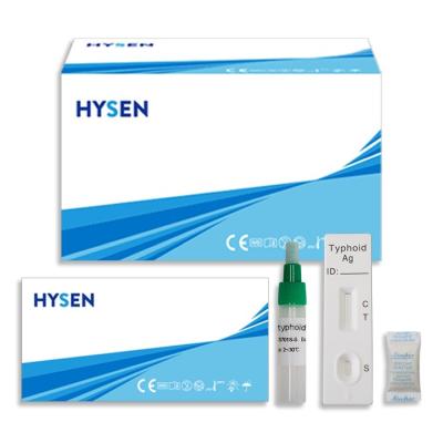 Китай CE ISO сертифицированный медицинский диагностический ИВД Salmonella Typhi Typhoid Ag Rapid Test Kit продается
