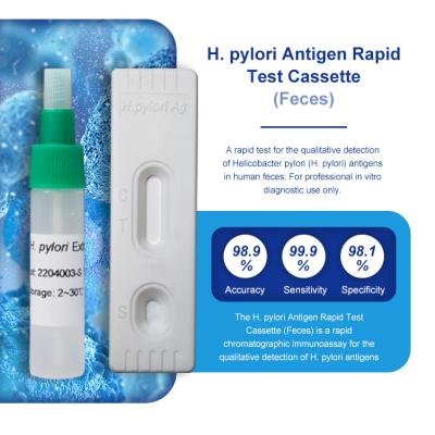 Cina Cassetta di test rapido di anticorpi H.pylori Ab ad alta sensibilità e precisione per il test sanitario in vendita