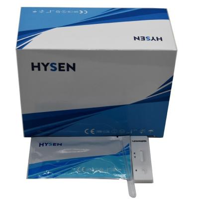 Китай Ручной источник питания Hysen Legionella Pneumophila Быстрые анализы мочи для получения результатов продается