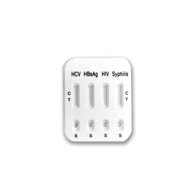 China Klasse II-Kassettenformat Hbsag/HCV/HIV/Syphilis-Kombinationsschnelltest-Kit für schnelle Ergebnisse zu verkaufen