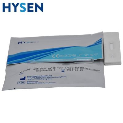 Cina Sero Plasma Dispositivi medici commerciali H.pylori Ab H.pylori Test H.pylori Anticorpi Rapid Test Kit in vendita