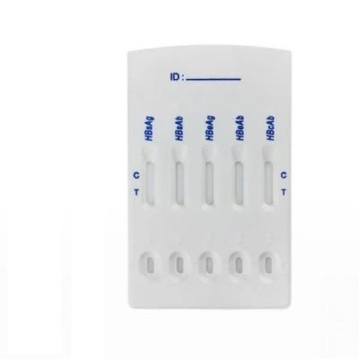 Cina HYSEN HBSG-322 Kit di test diagnostici in oro colloidale in formato cassetta HBsAg per la salute medica in vendita