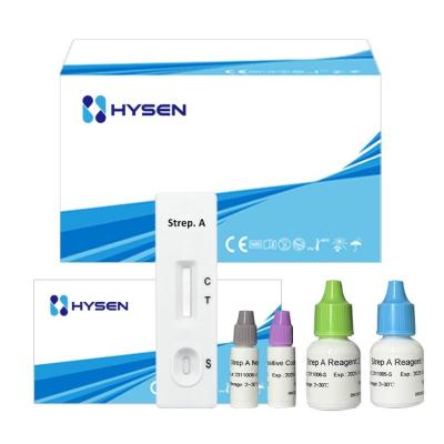 China Klasse II Instrument Rapid Strep Een testkit voor in vitro-diagnostisch reagens Te koop