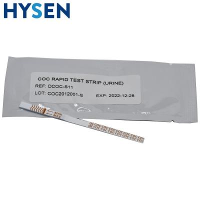 Cina Comodo Medical DOA Urine COC Diagnostic Drug Test Kit Strips per l'auto-testing a casa in vendita
