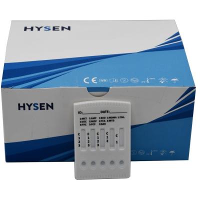 China Blue Package 12panel Multi-Drug Urine DOA Testing Equipment Drugtest Rapid Detection Reagent Kit CE Approved for sale