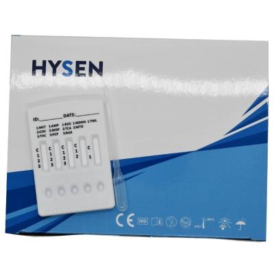Cina Pacchetto blu 12 pannelli Multi-Drug Urine DOA Testing Equipment Drugtest Rapid Detection Reagent Kit CE Approvato in vendita