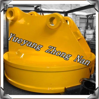 China Excavator Handling Magnet for Normal Temperature Steel Scraps MW-130L/1W for sale
