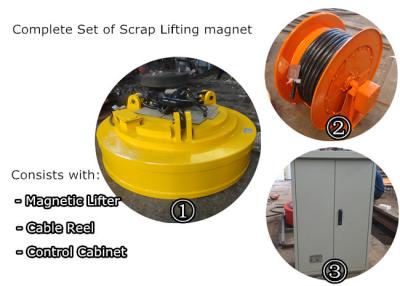 China 500 mm-dia Circular Scrap Lifting Electromagnet, Magnetic Lifter for sale