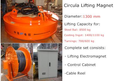 China 1300mm Diameter Lifting Electro Magnet for Steel Ball, Steel Scrap, Steel Ingot  MW5-130L/1 for sale