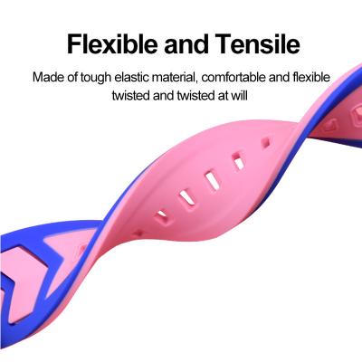 Cina Cinturino di orologio doppio 22mm unico del silicone di colore con la molla di sbloccaggio rapida Antivari in vendita