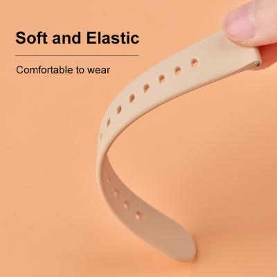 Cina Cinturino di orologio su ordinazione della gomma di silicone del rilascio rapido con 5 colori in vendita