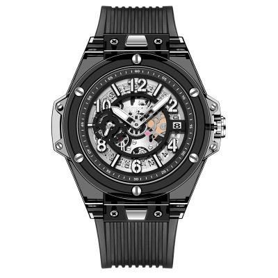 Cina Amanti del silicone trasparente impermeabile dell'orologio di cristallo di quarzo giapponese di modo in vendita
