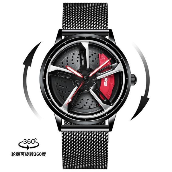 Quality Men's Quartz Watch–Skeletonized 3D Hydraulic Movement for sale
