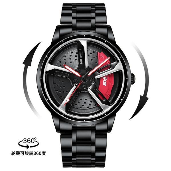 Quality Men's Quartz Watch–Skeletonized 3D Hydraulic Movement for sale