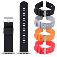 Quality SHX-098 Buckle Elastic Silicone Watch Strap · Suitable For Huawei And Apple for sale