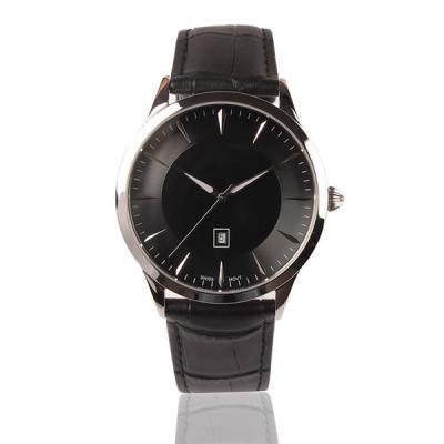 China Unisex Black Waterproof Metal Watch for sale