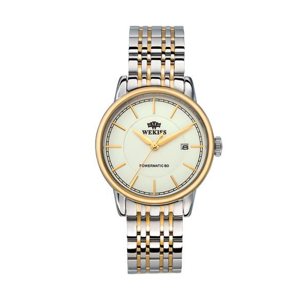 Quality PVD-Coated Gold And Silver Two-Tone Quartz Watch for sale