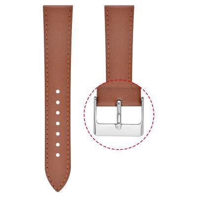 China Tang Buckle Genuine Leather Strap · 10~24mm for sale