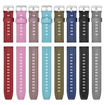 China Colorful Vintage Leather Strap for IWatch HUAWEI Xiaomi OEM ODM Genuine Leather Watch Band for sale