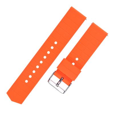 China Elastic Silicone Watch Strap Soft Breathable Watch Band Waterproof Elastic Strap for sale
