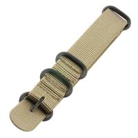 Quality Military-style Nylon Watch Strap · 18-24mm for sale