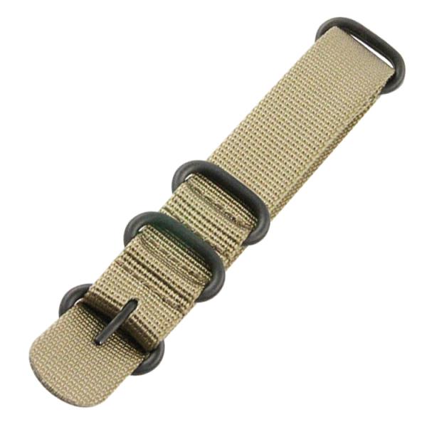 Quality Military-style Nylon Watch Strap · 18-24mm for sale
