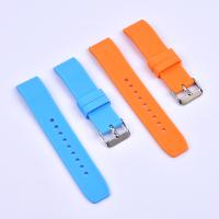 Quality Ribbed Silicone Watch Strap - 316L Stainless Steel Buckle Quick Release for sale
