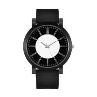 Quality Simple Black Waterproof Men's Quartz Watch for sale