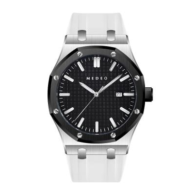 China Premium Silver-white Men's Quartz Watch · 3ATM Water Resistant | Customizable Logo - OEM/ODM for sale