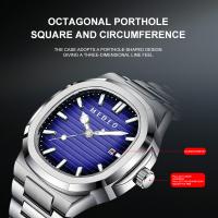 China Octagonal Porthole With Square Quartz Watch for sale