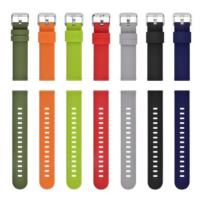 China 18mm 20mm 22mm Color Rubber Strap Silicone Watch Band Perfect for Active and Sporty Lifestyle for sale