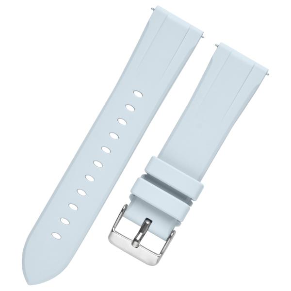 Quality Premium 22mm Fluororubber (FKM) Watch Strap – Waterproof & Soft for sale