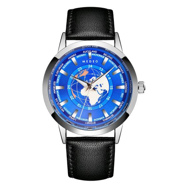 Quality World Map Dial Quartz Watch·MD860G Wholesale-Shenzhen Watch Manufacturer for sale