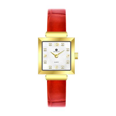 China Aurelia Prism Square Leather Quartz Women Watch for sale