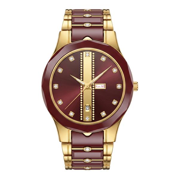 Quality AuraCrest Duo Quartz Watch | Ceramic Couple Wholesale for sale