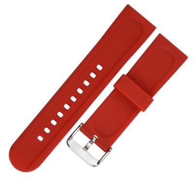 Cina Cinturino di colore di polsino della gomma di silicone di stile della scacchiera multi 24mm in vendita