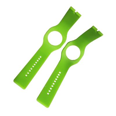 China De ééndelige Band van het het Silicone Rubberhorloge van de Horlogeriem met Horlogegroef Te koop