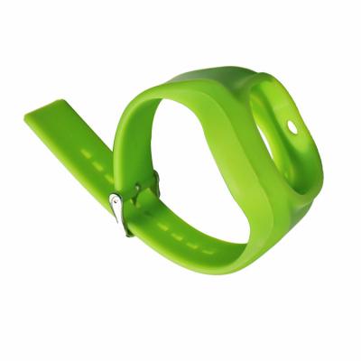 China De ééndelige Band van het het Silicone Rubberhorloge van de Horlogeriem met Horlogegroef Te koop