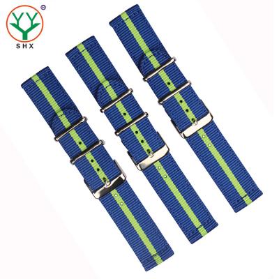 中国 2層NATOのナイロン革紐の時計バンド24mm二重色 販売のため