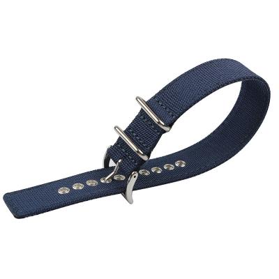 Cina Cinturino di orologio di nylon della tessitura di ROHS 22mm con il foro del metallo in vendita